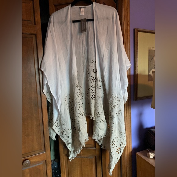 J. Jill | Other | Eyelet Ruana | Poshmark